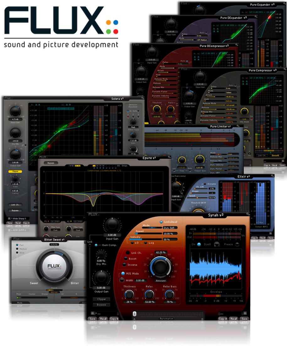 FLUX Full Pack 2.2 Bundle PYRAMIX VS3 The complete range - Flux plug-ins - Prolyd AS