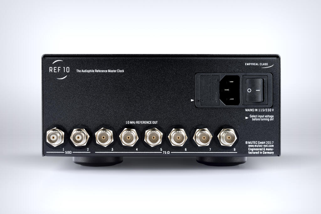 MUTEC REF10 Black 10 MHz Reference Master Clock - Prolyd AS