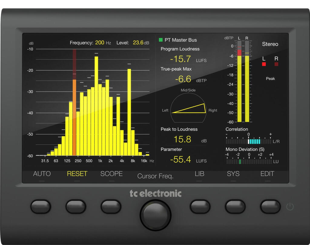 TC electronic Clarity M Meter Stereo ITU BS.1770-4,ATSC A/85,EBU R128 ...