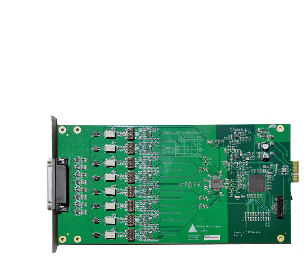 Merging Horus/Hapi DA 8ch module,DSD/DXD 8 channel Line outputs, up to ...