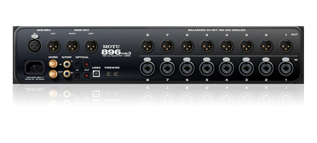 MOTU 896 mk3 Hybrid Audio Interface 24-bit 192 kHz - Prolyd AS