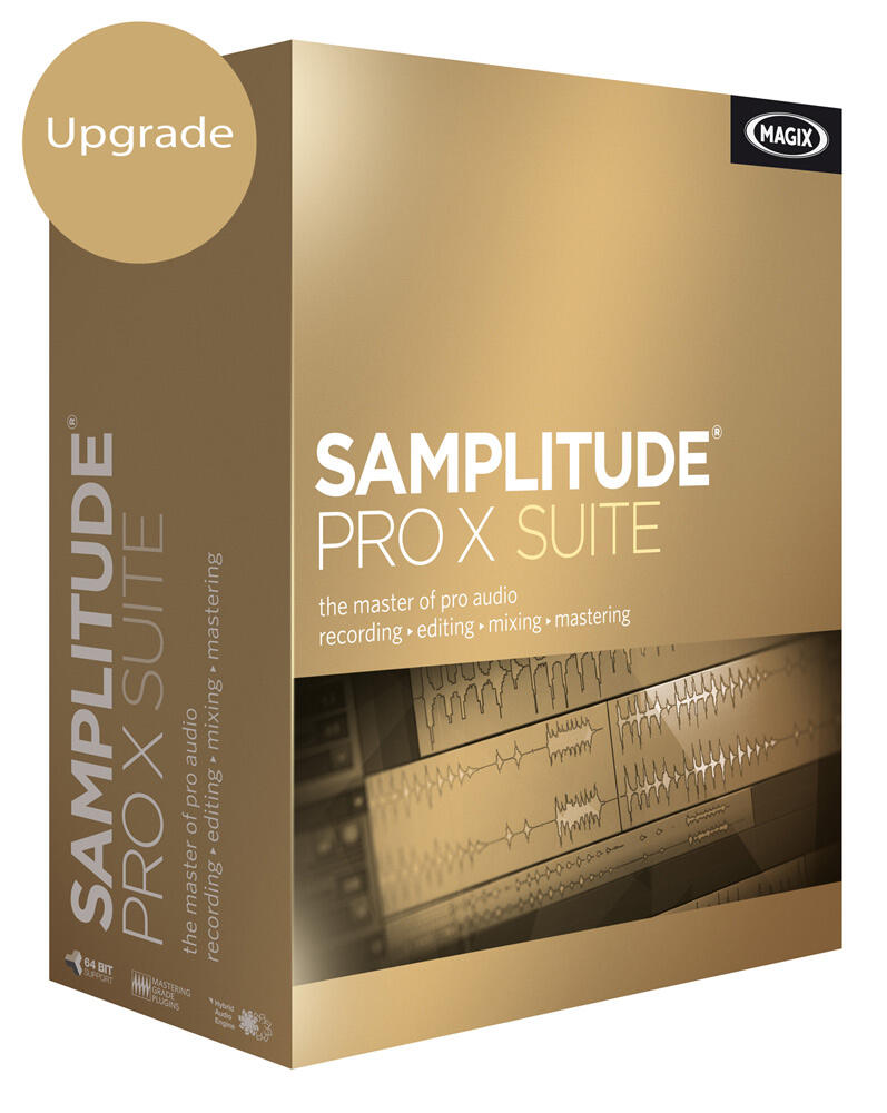 Samplitude Pro X Suite upg fra v.8,9 &10 Oppgradering fra Samplitude 8 ...