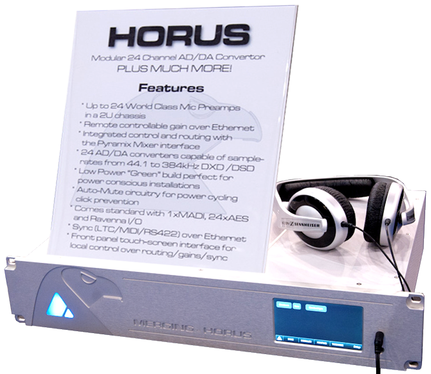 Merging Horus Base Unit Ravena Interface MADI og 24 AES I/O, 44.1kHz ...